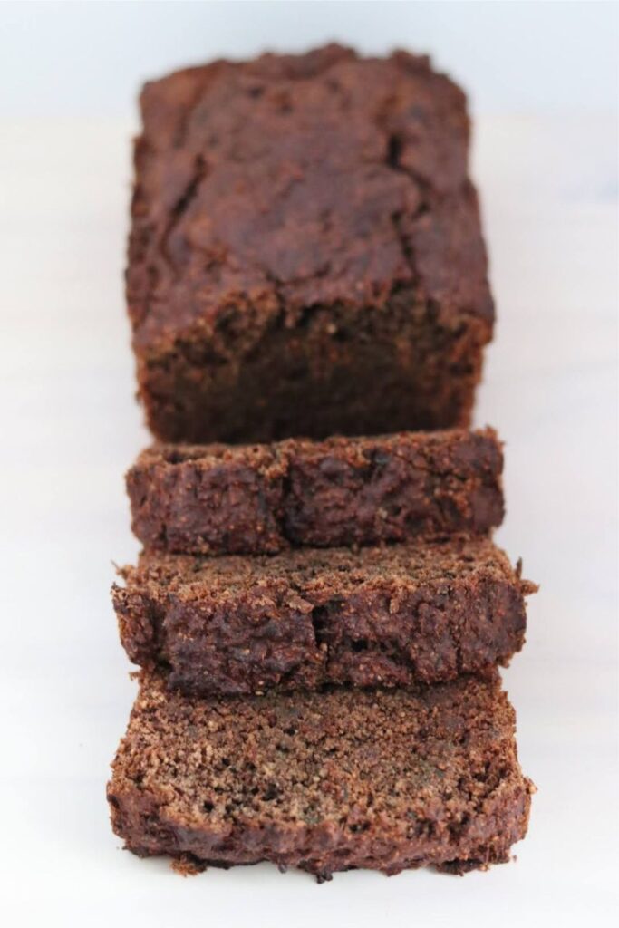 Carob Zucchini Bread (Gluten free, AIP, paleo) - Go Healthy With Bea